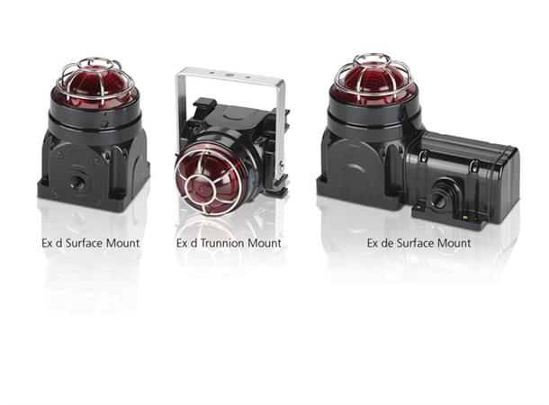 G-series LED Beacon IECex, Exd, Clear Flameproof, 24VDC, GRP, Surface ...