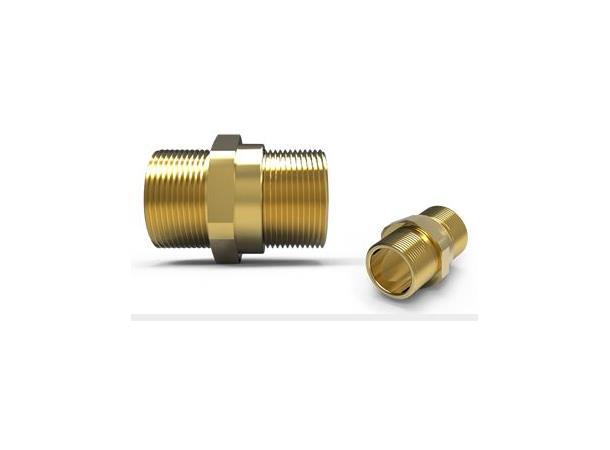 Hawke Adaptor 1/2NPT - M20 BR Exde, Adaptor Inline Male-Male - Adeptor AS