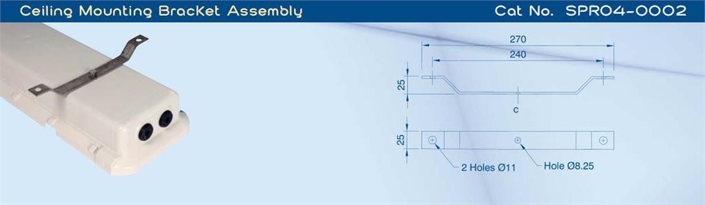 Chalmit Ceiling Bracket Assembly For PRGE Protecta - Adeptor AS