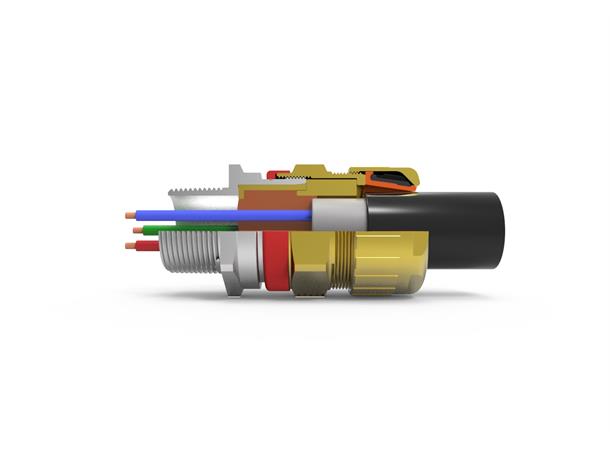 Hawke 710 Brass Barrier/Compound Gland - American - Adeptor AS