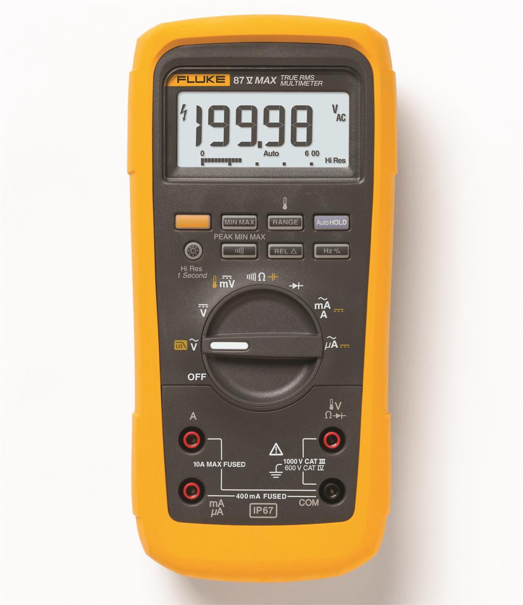 FLUKE-87V-MAX RMS digitalt multimeter med IP67 - Adeptor AS