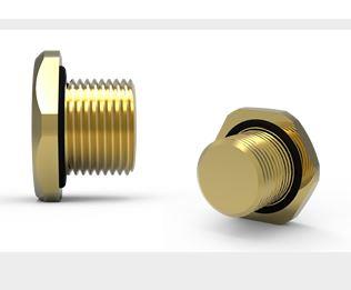 Hawke 390 Stopping Plug 1/2 NPT SS Exe Dome Head w/O-Ring - Adeptor AS