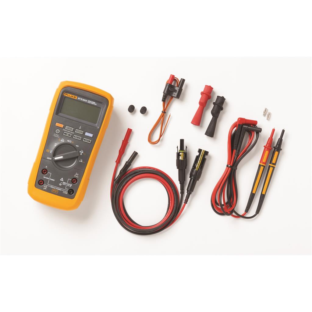 FLUKE-87VMAX-PVLEAD1, Solkraftpakke 3 Fluke 87V MAX og PVLEAD1 ...