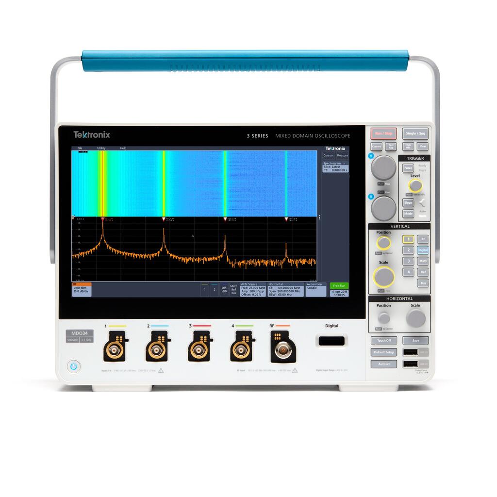 3 Series MDO Mixed Domain Oscilloscope 2 or 4 Channels, 100 MHz to 1 ...