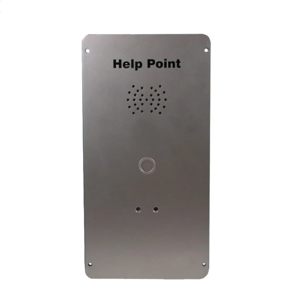VR Help Point Handsfree - Grey metal faceplate - IP65 - Adeptor AS