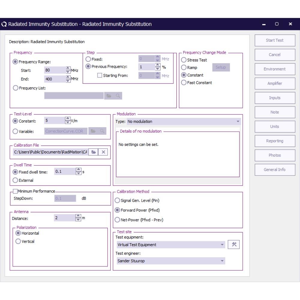 RadiMation® Automated EMC Software - Adeptor AS